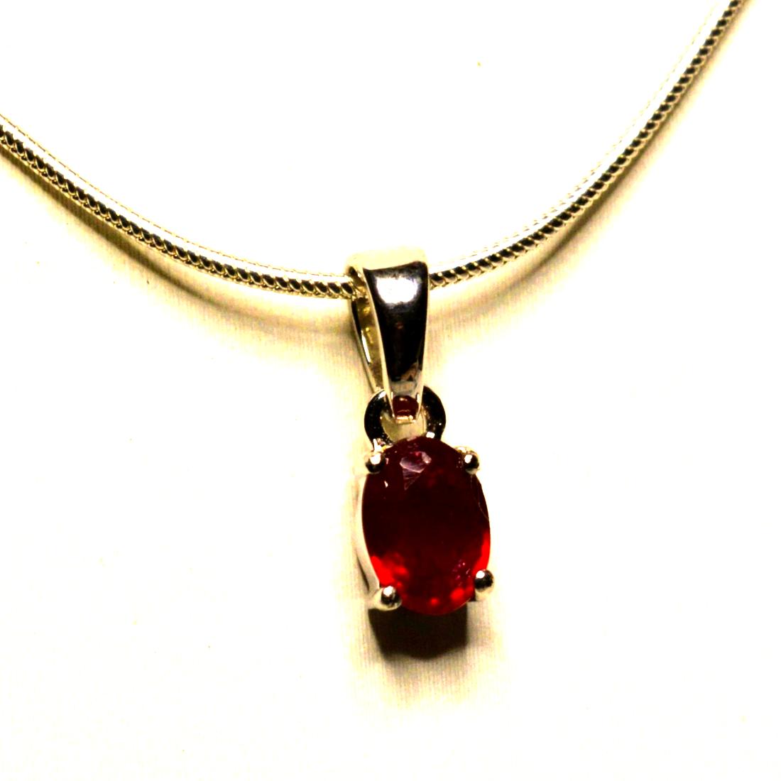 Pendentif Rubis sur Argent